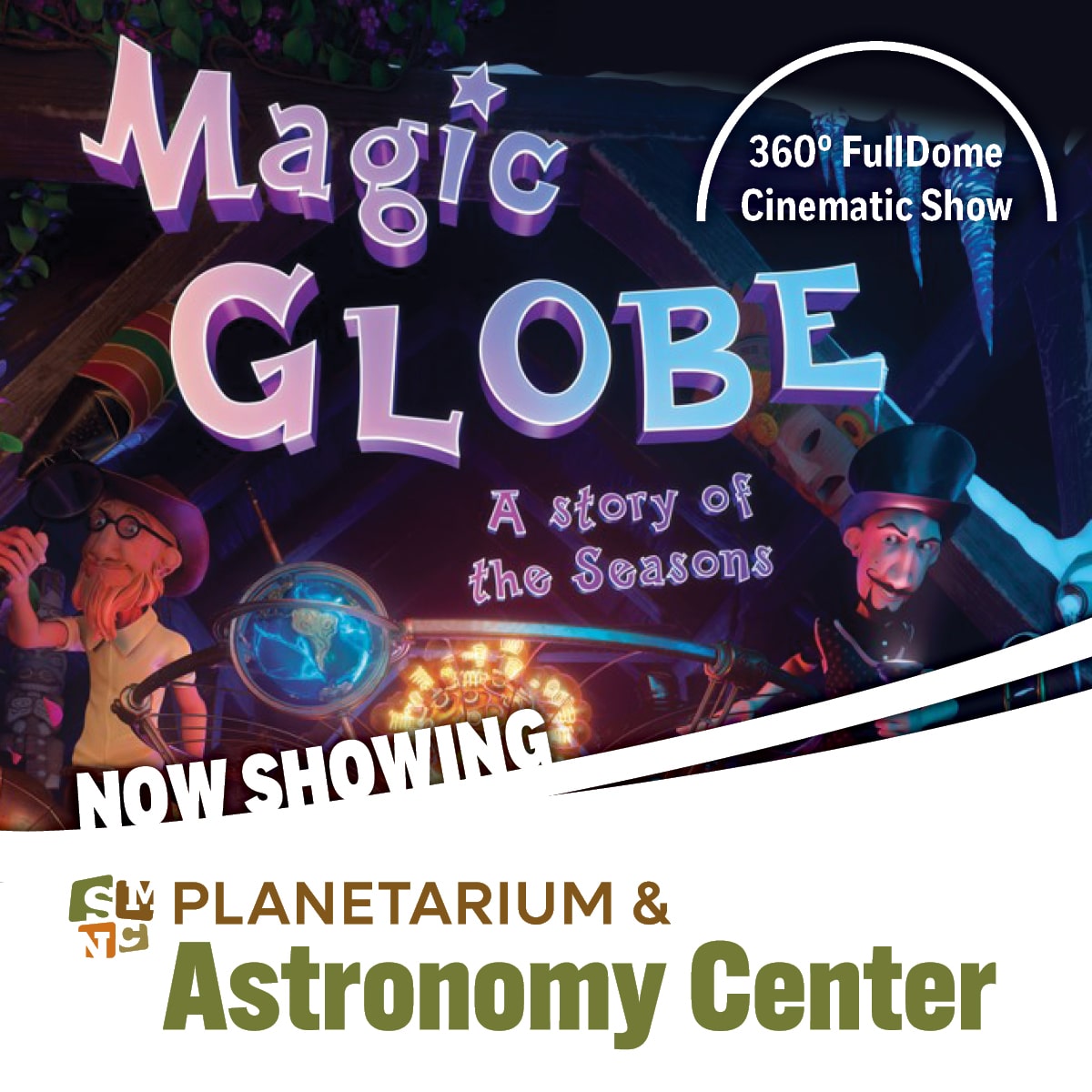 Special Mon & Tue Showing: Magic Globe | Stamford Museum & Nature Center